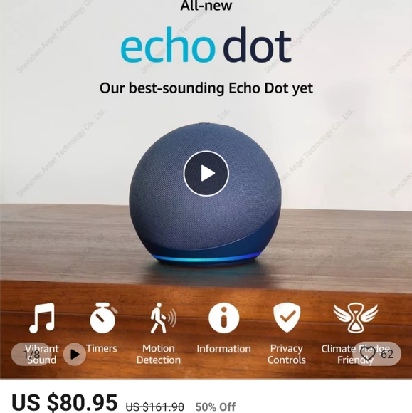 Amazon | Other | Amazon Echo Dot 5th Generation Charcoal With Sengled Bluetooth Bulb | Poshmark